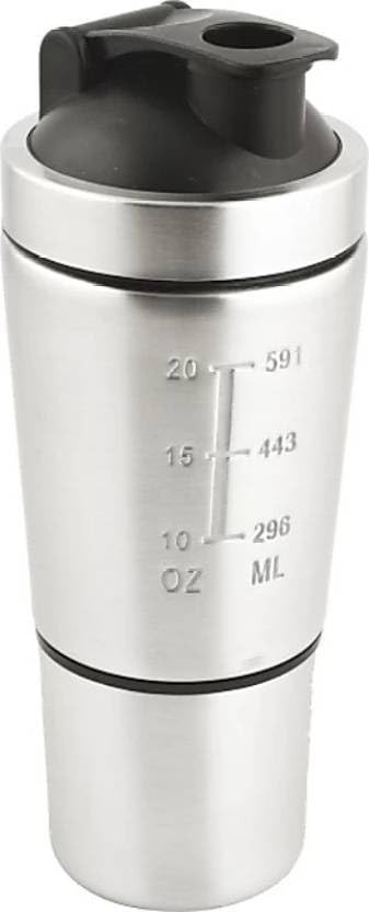 SHIFTER Stainless Steel Shaker Bottle with Compartment gym shaker 700 ...