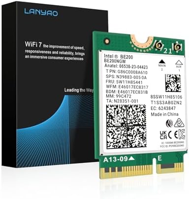 Amazon.com: LANYAO WiFi 7 Wireless Network Card BE200 chipset ...
