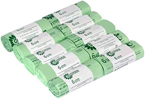 10 Litre x 75 All-Green Compostable Bags - Kitchen Caddy Liner - Food ...