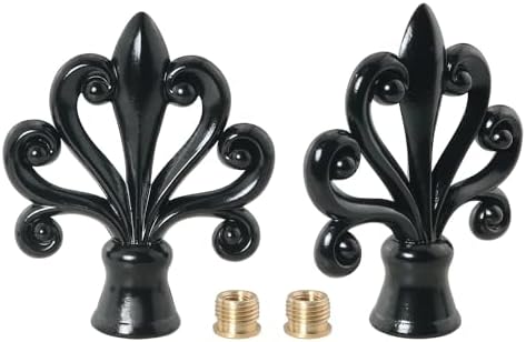 DGBRSM 2PCS Solid Lamp Finials Caps Tapped of Tops for Lamp Shade ...