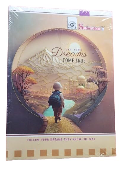 Sudarshan | A4 Long Book, 400 pages pack of 2pcs A4 College Exercise ...