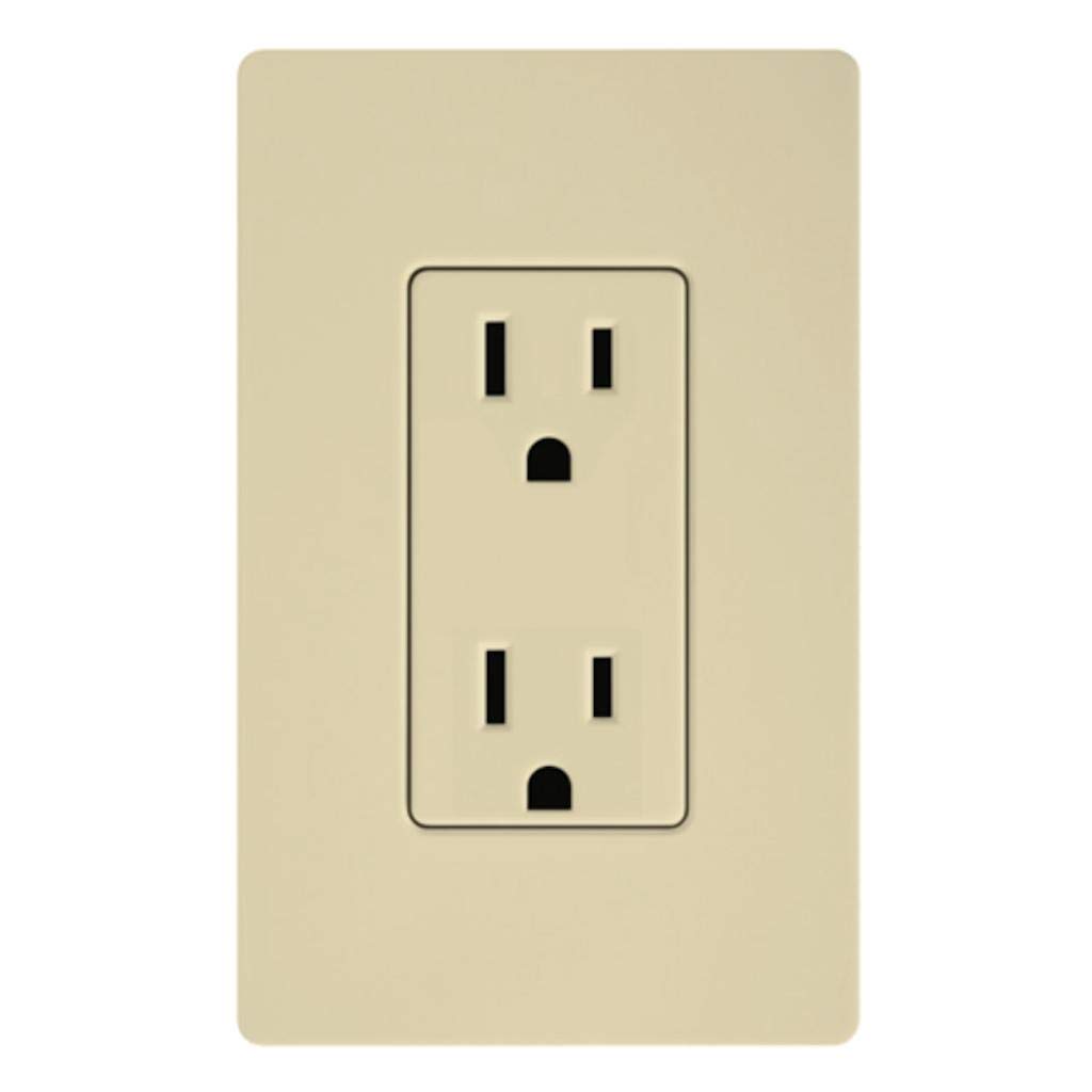 Snapklik.com : Lutron Tamper-Resistant Duplex Receptacle