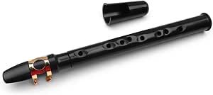 Amazon.com: mewmewcat Black Mini Pocket Saxophone Portable Little Sax ...