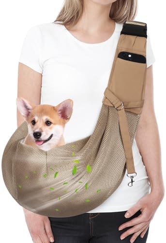Puppy Sling, Hand Free Dog Sling Carrier, Puppy Sling Bag, Dog Sling ...
