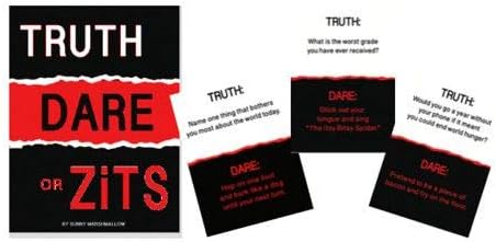 Amazon.com: Truth Dare or Zits Card Game : Toys & Games