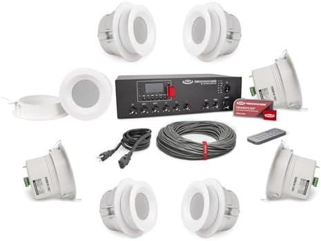 Amazon.com: Commercial Office Sound Masking System with (8) 3" Ceiling Speakers with Drywall ...