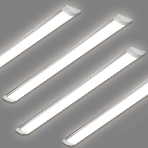 HUMIGA 5FT LED Batten Light, 50W Low Profile Wall Ceiling Surface ...