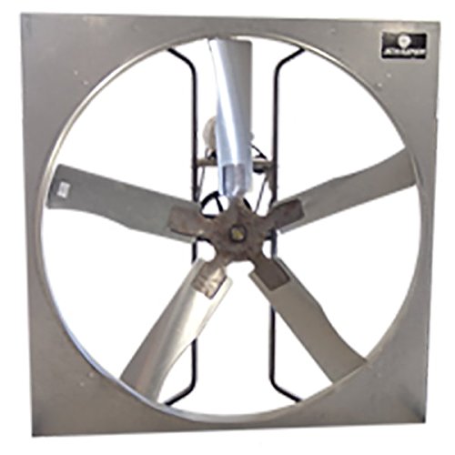 Schaefer Ventilation 545GP1-3 Galvanized Panel Fan, 5 Wing, 1 Hp, 3 ...