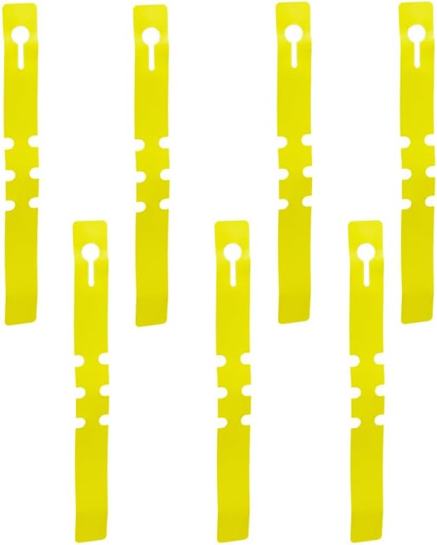 100 Pcs White Plastic Plant Tags Adjustable Hanging Around Garden Trees ...