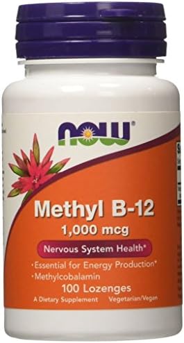 Amazon.com: NOW Supplements, Methyl B-12 (Methylcobalamin) 1,000 mcg ...