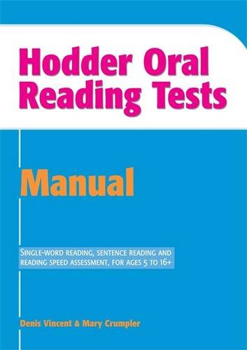 Hodder Oral Reading Tests: 9780340912621: Amazon.com: Books