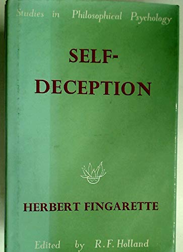 Self-Deception [Studies in Philosophical Psychology]: Herbert ...