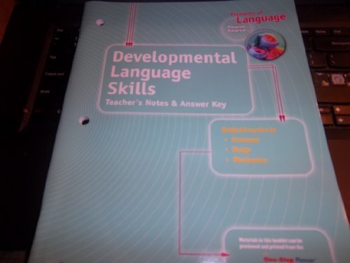 Developmental Language Skills (Elements of Language, Fourth Course ...