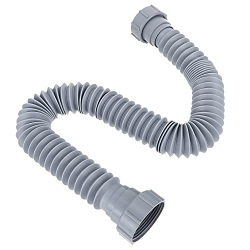 VILLFUL Sink Connecting Pipe Corrugated Drain Pipe Flexible Hose Wash ...