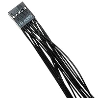 Magic&shell 9 Pin HD Audio 1 Female to 2 Male Splitter Y Cable Lead ...