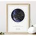 Amazon.com: The Stars Above Co Custom Star Map, Realistic Night Sky Map ...