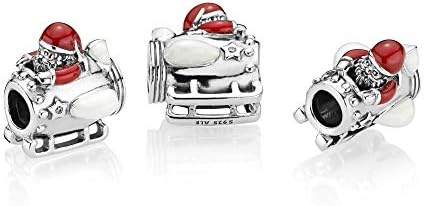 Pandora Santa Claus Charm in Space : Amazon.co.uk: Fashion