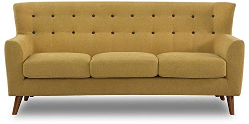 Gulwoodz Boomed2 Fabric Yellow Single Sofa : Amazon.in: Home & Kitchen