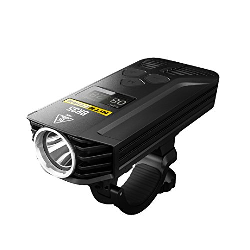 Nitecore BR35 1800 Lumen Dual Beam OLED Display Rechargeable Bicycle ...