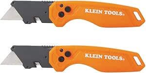 Klein Tools 44313 Folding FLICKBLADE Utility Knife with Side Release ...
