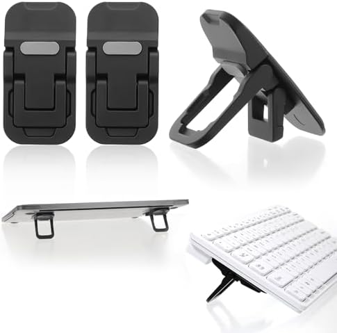 Amazon.com: LLOUSSAK 2Pcs Keyboard Stand Computer, Dual Tilt Angle ...
