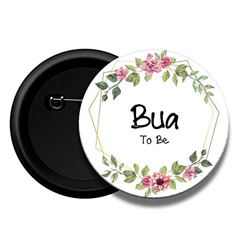 Buy Bua to be Baby Shower Button Badge - Creator Store Online at Low ...