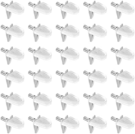 Amazon.com: 100pcs Cabinet Shelf Support Pegs 3mm Shelf Holder Bracket ...