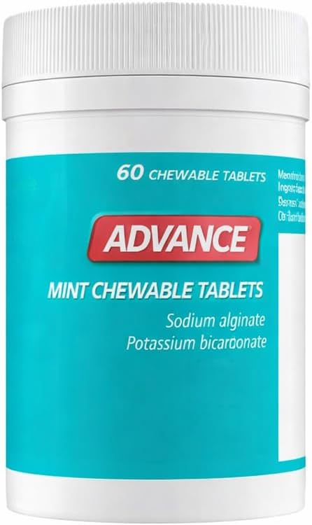 Amazon.com: GAV Advance Mint Chewable Tablets 60 Pack Mint Acid Reflux ...