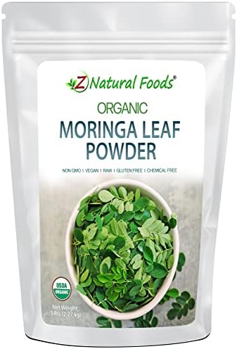 Amazon.com: Z Natural Foods Organic Moringa Oleifera Leaf Powder, Green Superfood Powder ...