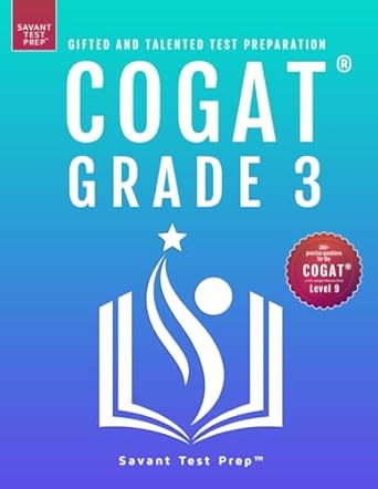 Amazon.com: COGAT Grade 3 Test Prep: Gifted and Talented Test ...
