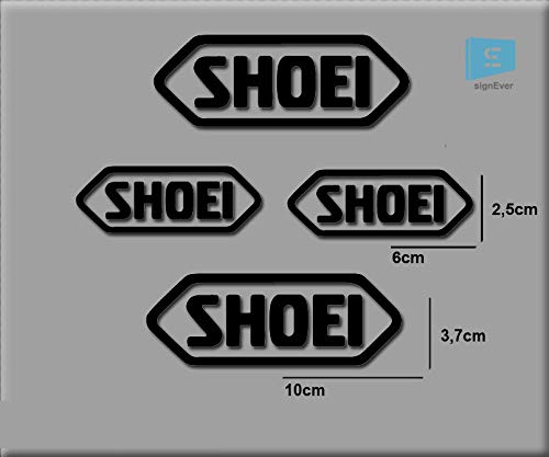 SIGN EVER Shoei Combo Stickers for Helmets Bikes Side Bumper Hood Vinyl ...
