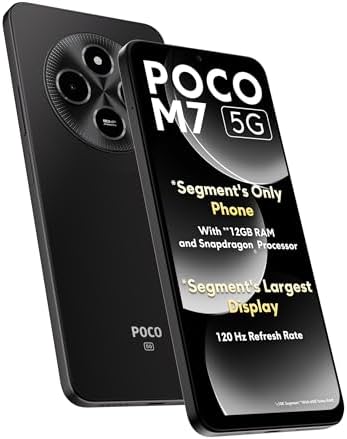 POCO M6 Plus 5G Graphite Black 6GB RAM 128GB ROM : Amazon.in: Electronics