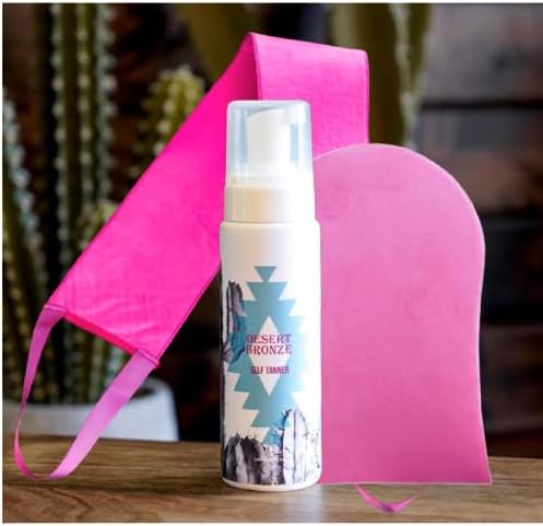 Amazon.com: Desert Bronze Self Tanner Tanning Bundle Set, 1 Desert Bronze Self Tanner Mousse ...