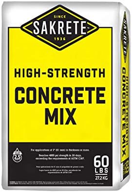 SAKRETE of North America 65200940 60 lb Sakrete Concrete Mix - Amazon.com