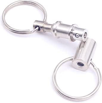 Quick Release Key Ring, Iron Alloy Detachable Keychain, Pull Apart Key ...