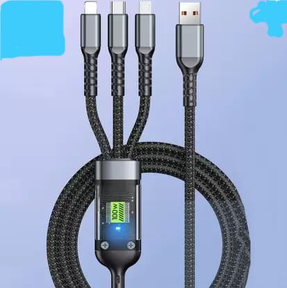 High Square 100W Fast Charging Multi-Data Cable for iPhones,android ...