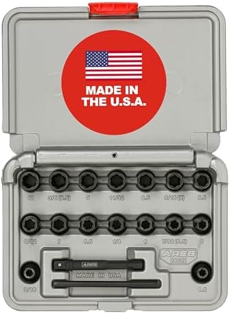 Rocketsocket | 30 Piece Extraction Socket Tool Set | ¼ in. and ⅜ in ...