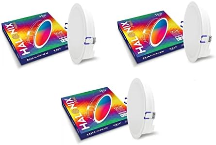 Halonix Prizm Wi-Fi Smart Downlighter 15W Million Colors, Cut Out- 6 ...