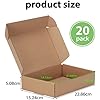 HORLIMER 20 Pack Shipping Boxes, 23x15.5x5cm (9x6x2 inches) Corrugated ...