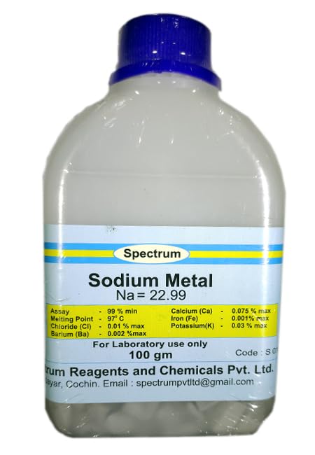 SPECTRUM Sodium Metal (100GM, NA) : Amazon.in: Industrial & Scientific