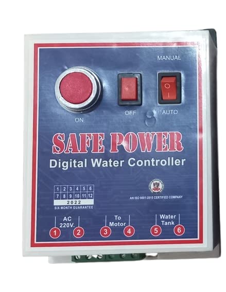 SAFE POWER Digital Water Tank semi Automatic Controller (6) : Amazon.in ...