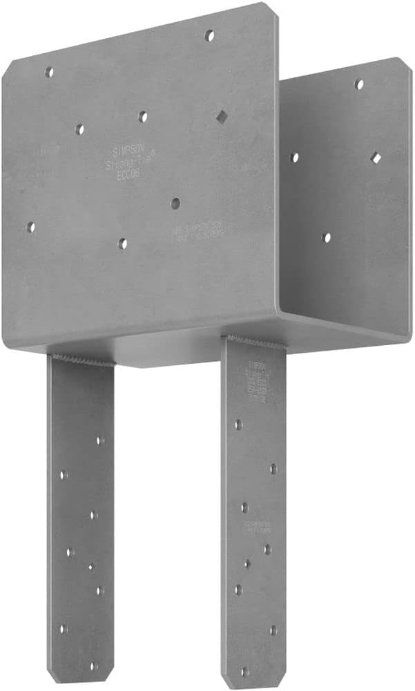 Amazon.com: Simpson Strong-Tie ECCQ66SDS2.5 - End Column Cap for 6X ...