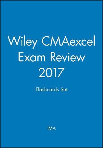 Amazon.com: Wiley CMAexcel Exam Review 2017 Flashcards Set ...
