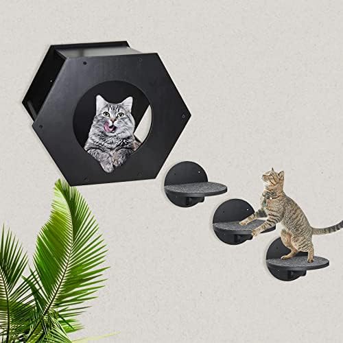 Cat Wall Furniture Wall Mounted, Cat Shelves and Perches for Wall Fit ...