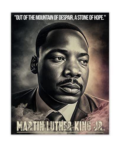 Amazon.com: Inspirational Martin Luther King Poster "A Stone of Hope ...