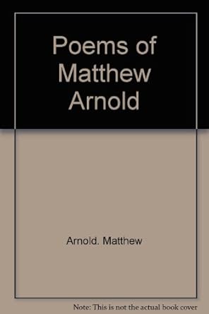 Poems of Matthew Arnold: Matthew Arnold: Amazon.com: Books