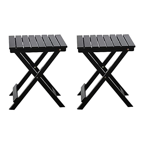 Snapklik.com : BplusZ Small Square Folding Side Tables Set Of 2 ...