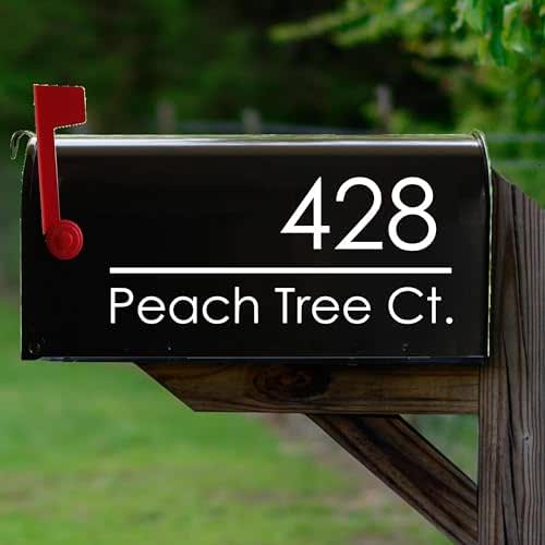 Amazon.com: Custom Mailbox Decals Address Labels Street Name House ...