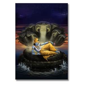 Vishu Ji | Hindu God Posters for Wall | A3 and A4 sizes | 400 GSM Paper | Gloss Lamination ...
