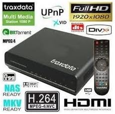 Traxdata Multimedia Station 1080p - Full 1080p Media Player - 2TB HDD ...